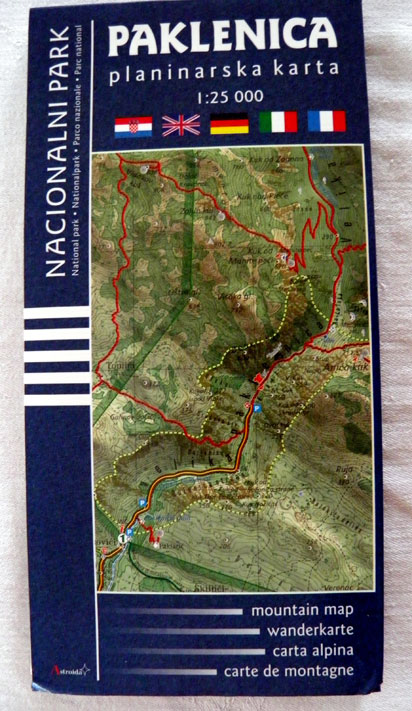 Mountain map of Croatia , Web shop , planinarske mape , walk in Croatia ...